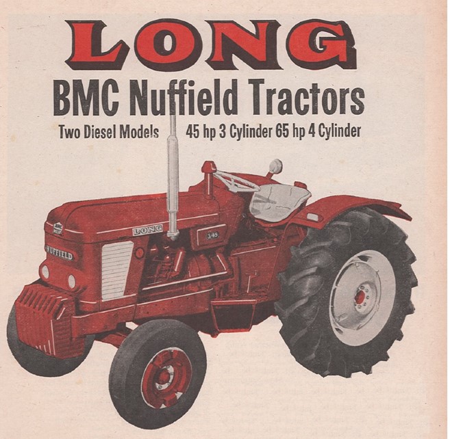 BMC Nuffield Tractors made by the LONG company | Tractor Spare Parts
